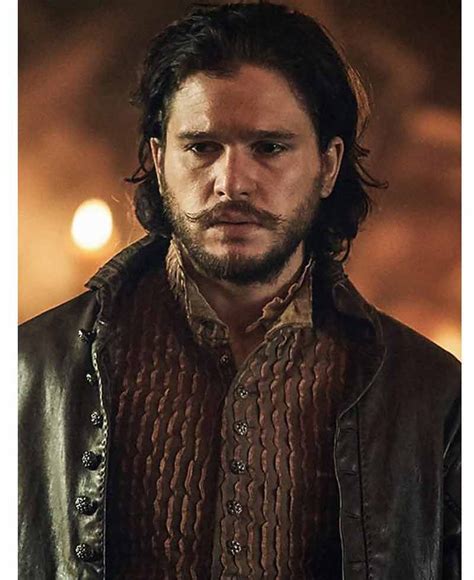 Robert Catesby Gunpowder Leather Jacket Kit Harington Kit Harrington Gunpowder