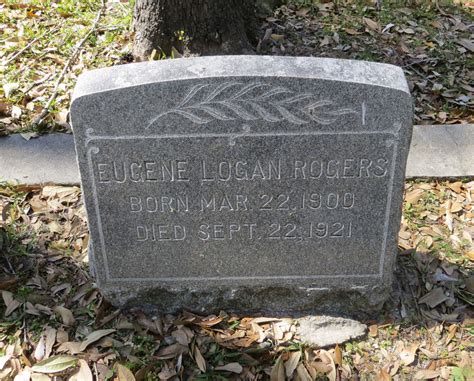 Eugene Logan Rogers 1900 1921 Find A Grave Memorial