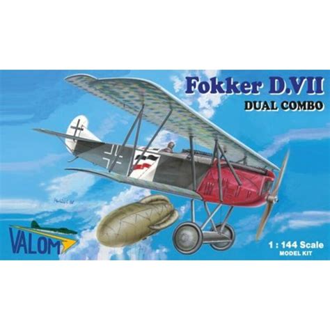 Fokker Dvii Dual Combo Model Kit Toy Box Of Collectibles Models