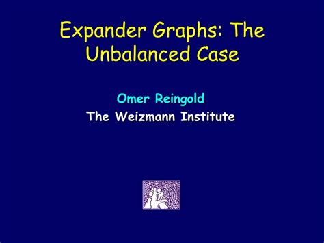Ppt Expander Graphs The Unbalanced Case Powerpoint Presentation