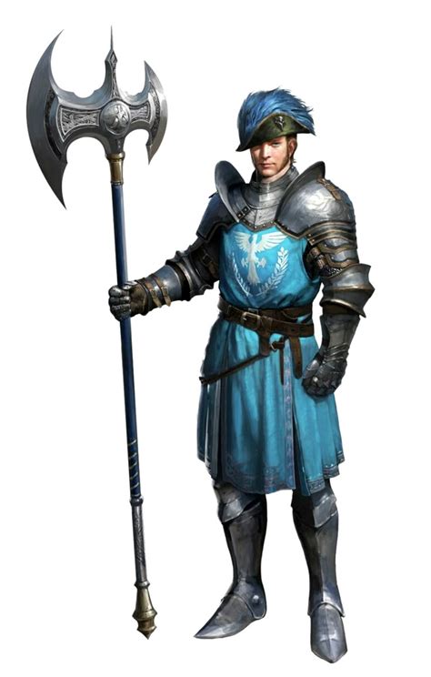 Human Male City Guard Fighter Pathfinder Pfrpg Dnd Dandd D20 Fantasy