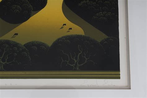 Eyvind Earle Serigraph Valley Series Landscape Everything But The House