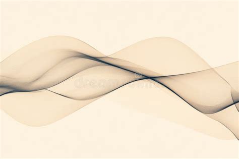 elegant black lines create a flowing wave pattern against a light