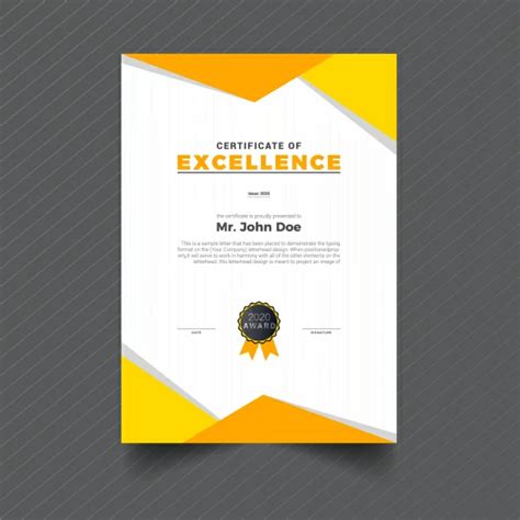 Certificate Template Vectors Graphic Art Designs In Editable Ai Eps