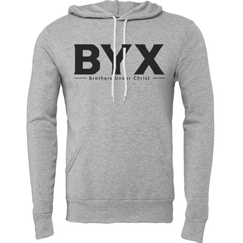 Beta Upsilon Chi Lettered Hooded Sweatshirts Greek Graduate