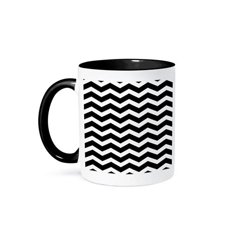 3drose black and white chevron zig zag pattern modern contemporary