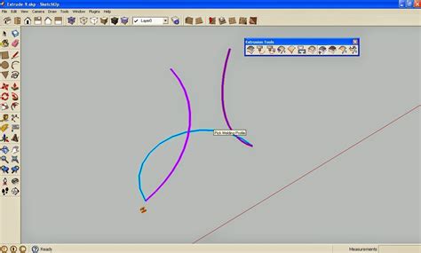 Extrude Tools Edges By Rails By Face Sketchup Plugins Architecture