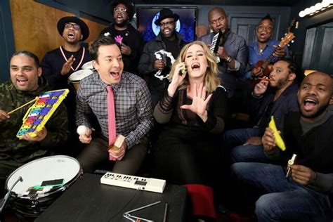 Hello Performed By Adele Jimmy Fallon And The Roots