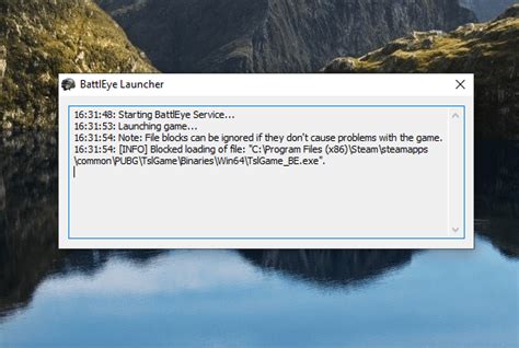 Intermittent Battleye Error When Starting Pubg Rpubattlegrounds