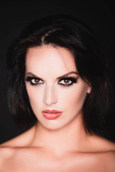 Sensual Fashion Woman Face Close Up Beauty Portrait Of Young Woman