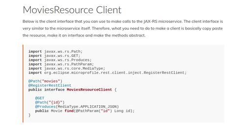 Overview Of Microprofile Rest Client Microprofile