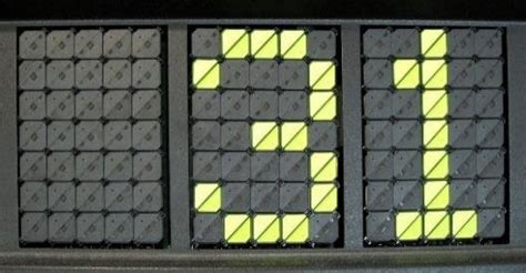 An Example Of A Flip Disk Or Flip Dot Display Source Wikimedia Download Scientific Diagram