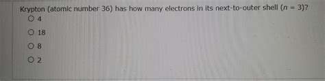 Krypton Electrons