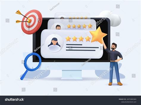 Performance Rating Abstract 3d Concept Vector Stock Vector Royalty