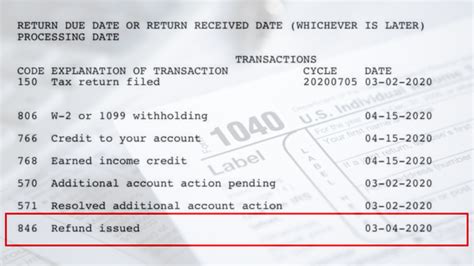 Meaning Of Codes On Wmrirs2go Or Irs Transcript For Your Tax Return And Refund Status 150