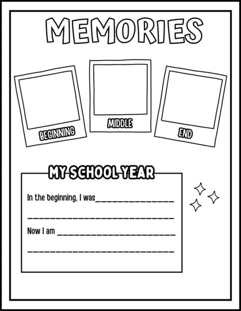 Third Grade Memory Book By Miss Touch Of Class Tpt