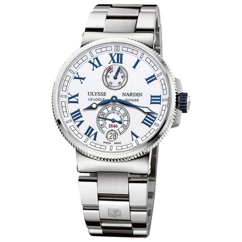 Ulysse Nardin Marine Chronometer Manufacture 43mm Steel And Titanium
