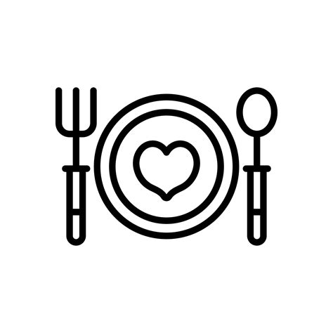 Dinner Icon For Your Website Mobile Presentation And Logo Design