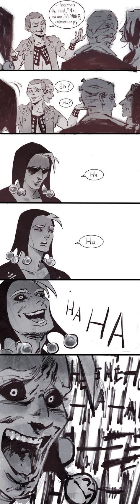 ️jojo5 ️暗殺チーム ️에 있는 Whitealbum님의 핀 조조의 기묘한 모험 웃긴 밈 코믹 아트