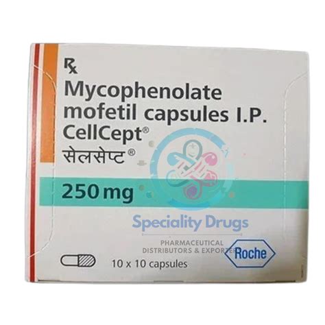 Mycophenolate Mofetil Cellcept 250mg Capsules For Enhanced Health