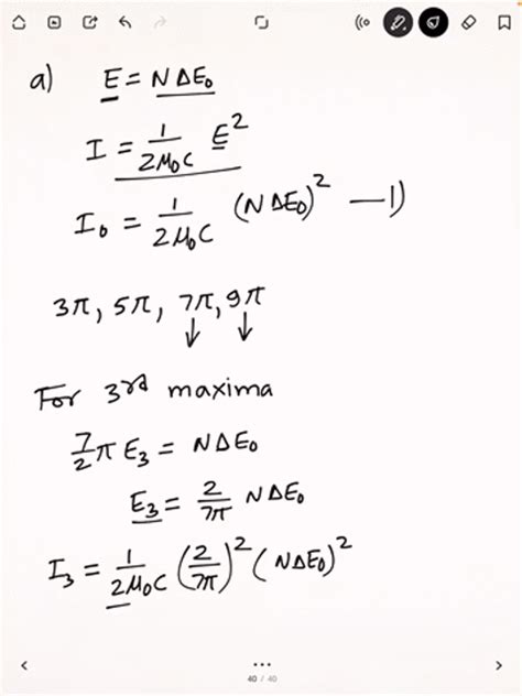 Solved A Assume That The Maxima Are Halfway Between The Minima Of A Single Slit Diffraction