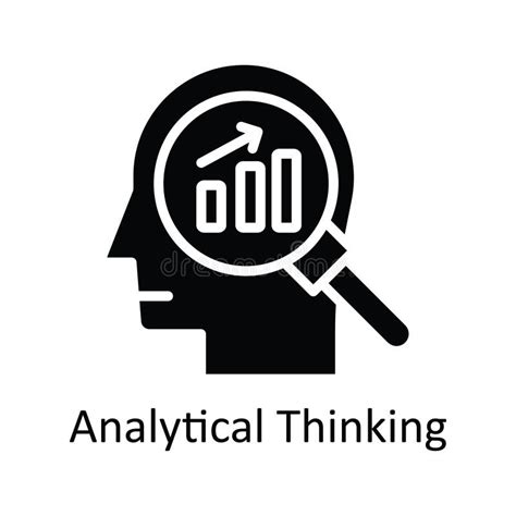 Thinking Vector Solid Icon Style Illustration Eps 10 File Stock Vector