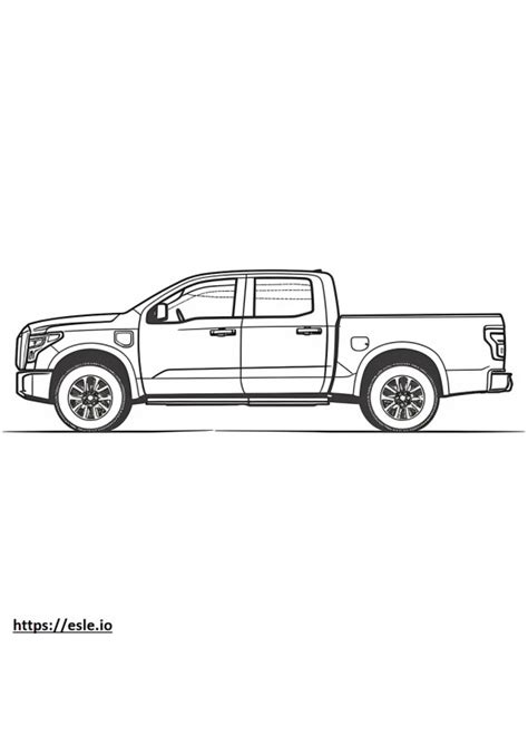 Nissan Titan 4wd Pro4x 2024 Szinező