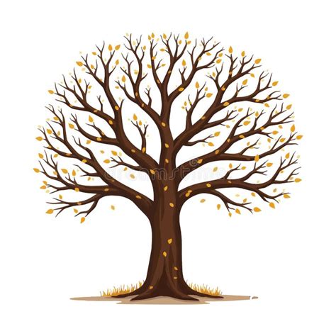 Tree Without Leaf Vector Design Generated Ai Stock Vector Illustration Of Leaf Outline 343448882