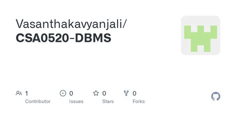 Github Vasanthakavyanjalicsa0520 Dbms