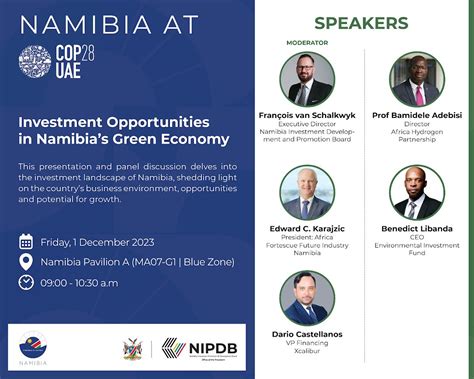 Cop28 Namibia Ahp Hydrogeneconomy Bamidele Adebisi Mbe