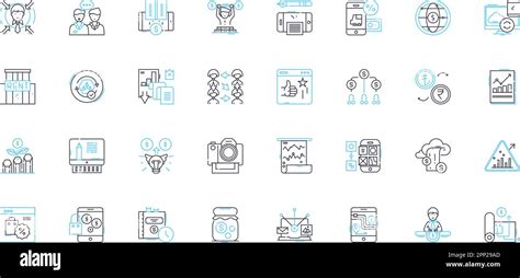 My Management Training Linear Icons Set Leadership Communication