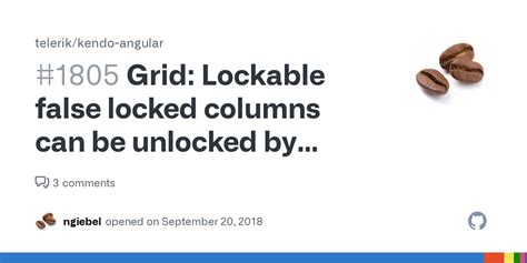Grid Lockable False Locked Columns Can Be Unlocked By Dragging · Issue 1805 · Telerikkendo