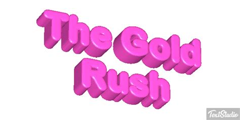 The Gold Rush Movie Animated  Logo Designs