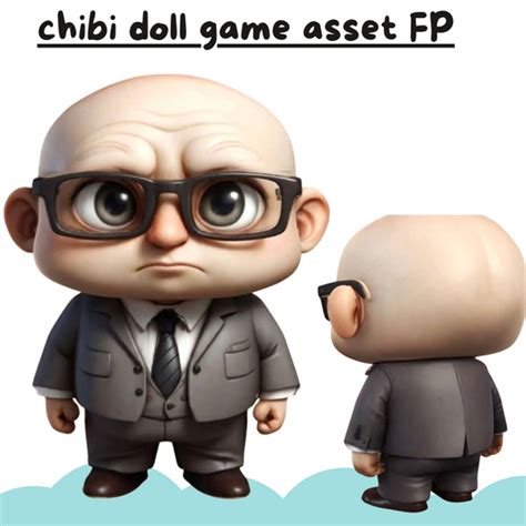 Second Life Marketplace Al Chibi Doll Game Asset Fp