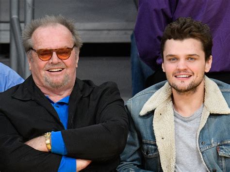 Jack Nicholson Pictured With His Lookalike Son Ray Hello