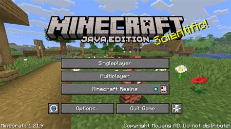 Tutorialmenu Screenjava Edition Minecraft Wiki