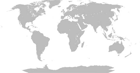 Blank Template Of World Map At Trent Lopez Blog