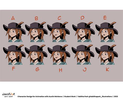 Warrior Art Camp Tabitha Park Character Design For Animation With
