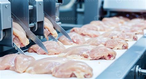 Chicken Meat Processing With Chilling Section And Cold Chain System