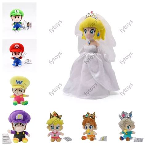Super Mario Odyssey Plush Wedding Princess Peach Luigi Peach Daisy
