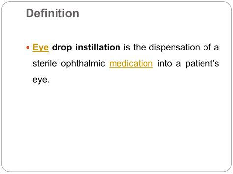 Eye Instillation And Ointment Pptx