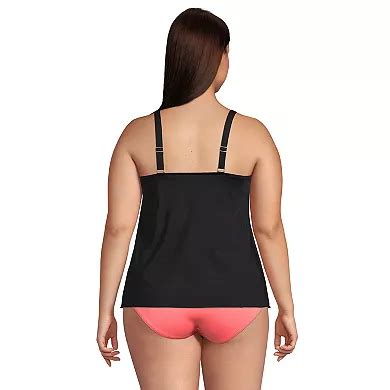 Plus Size Lands End Ddd Cup Tulip Hem Tankini Swim Top