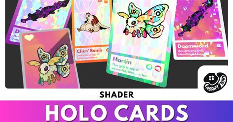 Card Tcg Holographic Shaders Pack Vfx Shaders Unity Asset Store