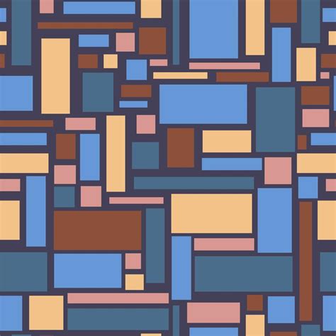 Rectangles And Squares Seamless Pattern Wrapping Paper Print Textile Fabric Different