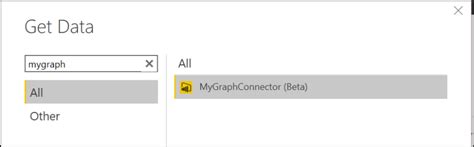 develop power bi custom connector microsoft graph connector with aad