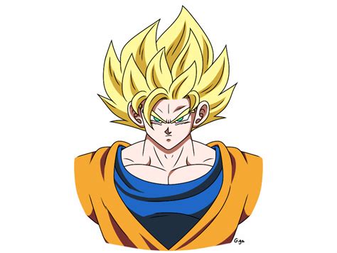 Goku Super Saiyan 1 Face