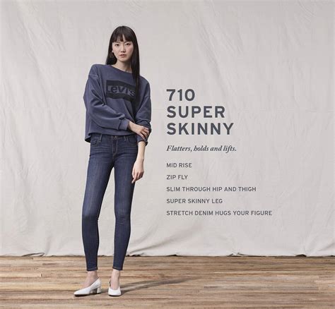 710 Super Skinny Womens Jeans Medium Wash Levis® Us