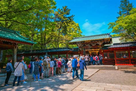 Nezu Shrine During The Azalea Festival In Tokyo Japan Editorial