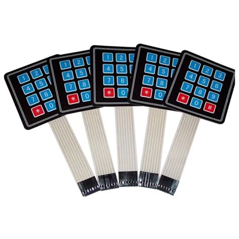 135pcs 3x4 Key Switch Membrane Matrix Keypad Arduino Pic Pi Arm £519