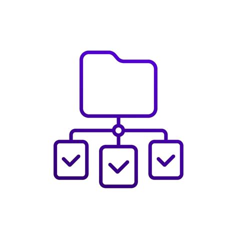 Data Classification Line Icon On White 54322066 Vector Art At Vecteezy